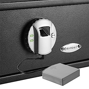 BARSKA External Battery Pack for Biometric Safes