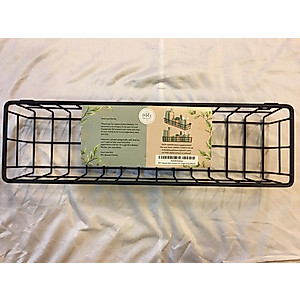 Hanging Wire Basket - Hanging Wall Basket, Hanging Baskets for Kitchen, Wall Basket Decor, Wall Shelves, Wall Rack, Spice Rack, Spice Storage Shelf, Wire Baskets for Organizing, Wire Shelving Unit