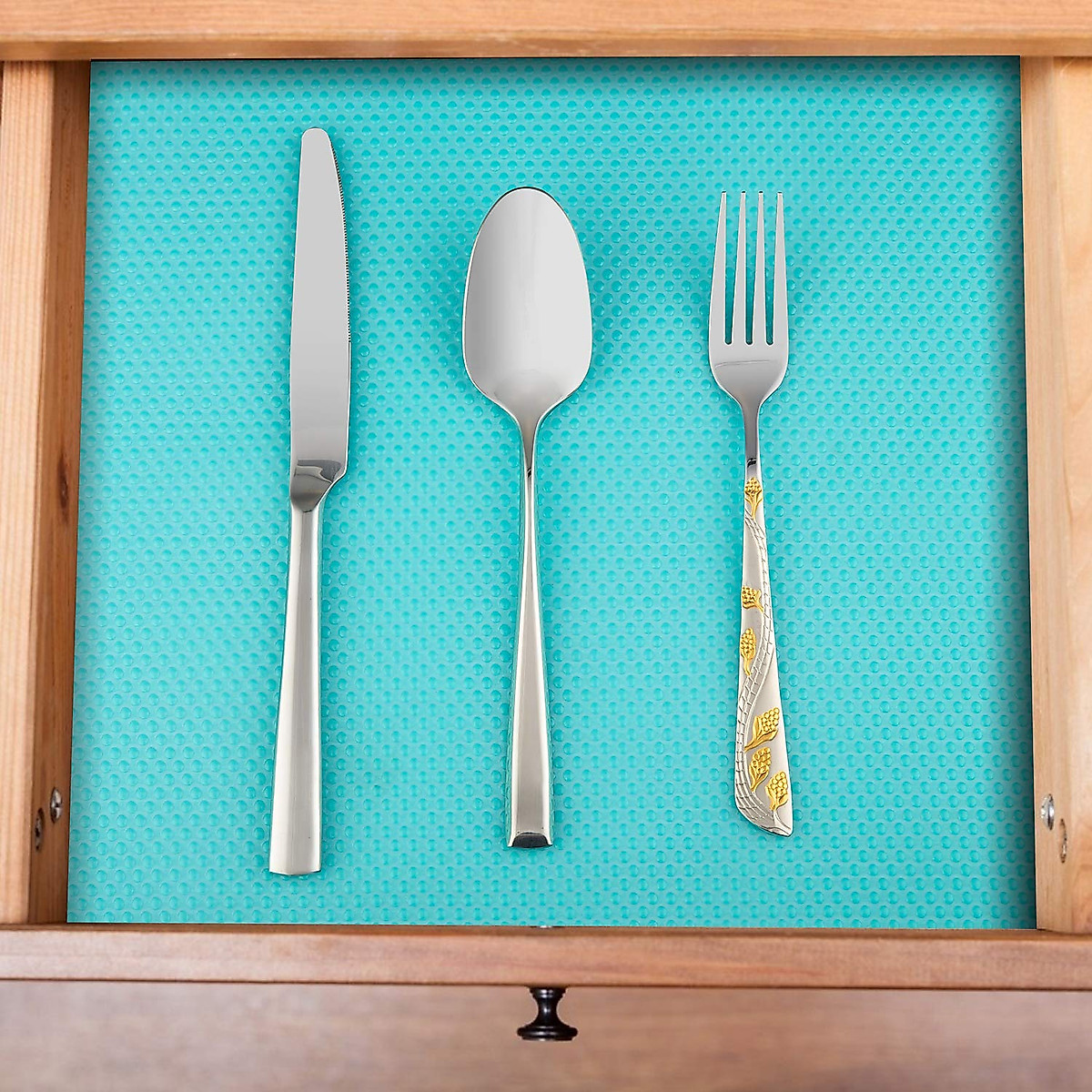 8 Pack Refrigerator Mats,T-melove Washable Fridge Mats,Non-Slip Refrigerator Pads for Drawers Shelves Cabinets and Placemats,17.71x11.41 Inch Can Be Cut,2 Clear/2 Blue/2 Pink/2 Green