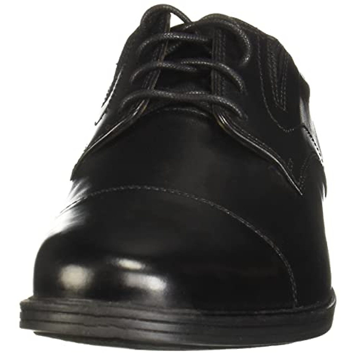 Clarks Men's Whiddon Cap Oxford, Black Leather, 13 Wide