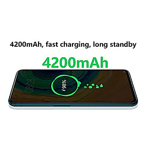 CUBOT Unlocked Phone, X30 8GB+128GB Unlocked Cell Phone, 6.4" Screen Android Phone, 48MP Camera, 4G Dual SIM Phone, 4200mAh Battery, AT&T, GSM, T-Mobile, US Version, Gradient Green