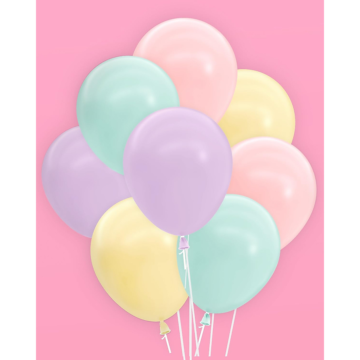 xo, Fetti Pastel Birthday Balloon Set - 24 pk, 12" | Bachelorette Party Decorations, Garden Bridal Shower, Birthday Party, Pastel Baby Shower, Engagement