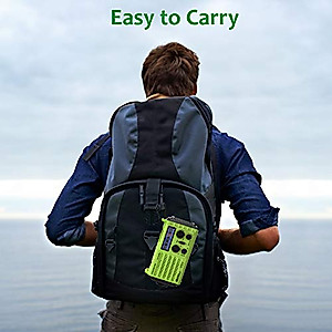 Emergency Radio Hand Crank Solar, AM/FM/SW NOAA Weather Radio, Portable Battery Operated Radio with Cell Phone Charger, 3W LED Flashlight & Reading Lamp, SOS for Home,Storm,Camping,Survival