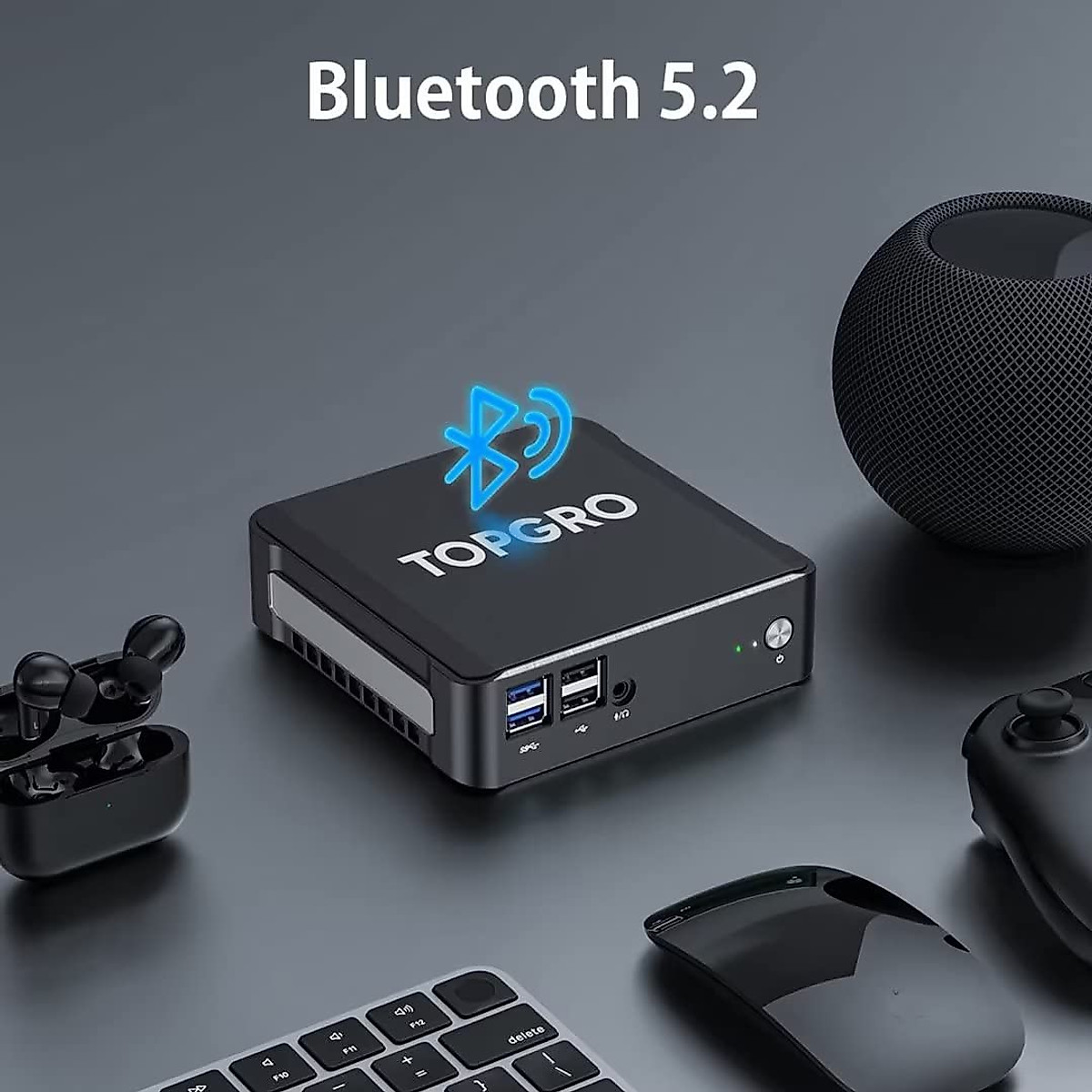 TOPGRO Mini Micro PC Windows 11 Pro