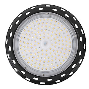 LED High Bay Light 100W 14,000lm 5000K Daylight White,ETL Certified LED Warehouse Light