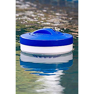 Poolmaster 32155 Floating Swimming Pool Chlorine and Bromine Dispenser, Large, Blue
