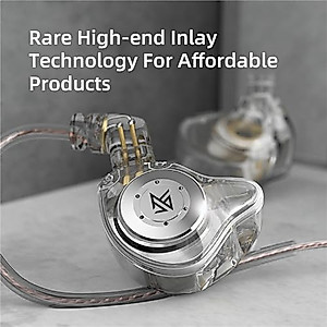 KZ EDX PRO iem Gaming Earbuds with 1DD, Wired Earphones Headphones, KZ in-ear Monitors, HIFI Deep Bass Sound with New 10mm Dynamic Driver Detachable Cable for Gaming Sport Church Video(Cyan, with mic)