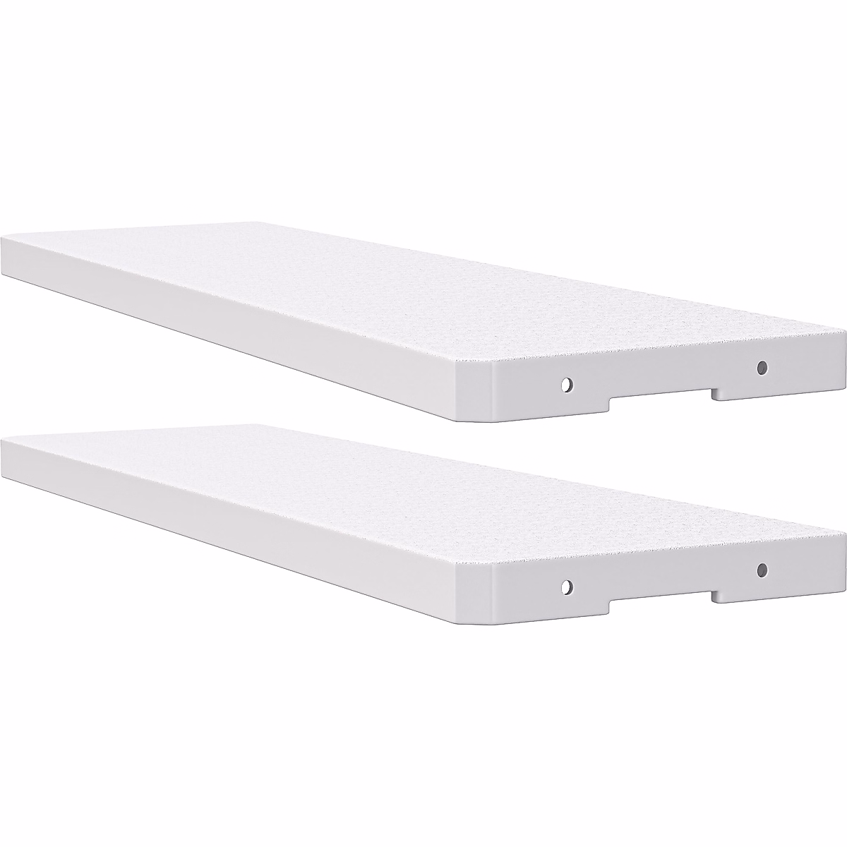 YITAHOME Resin Storage Shed Shelves for 35 Cuft Horizontal Storage Shed, 47 in x 12.6 in Waterproof Rack with 8 Screws for 4x2.5 Ft Horizontal Storage Shed Accessories, Easy Assembly, 2PCS, Gray