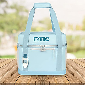 RTIC 28 Can Everyday Cooler, Soft Sided Portable Insulated Cooling for Lunch, Beach, Drink, Beverage, Travel, Camping, Picnic, for Men and Women, RTIC Ice