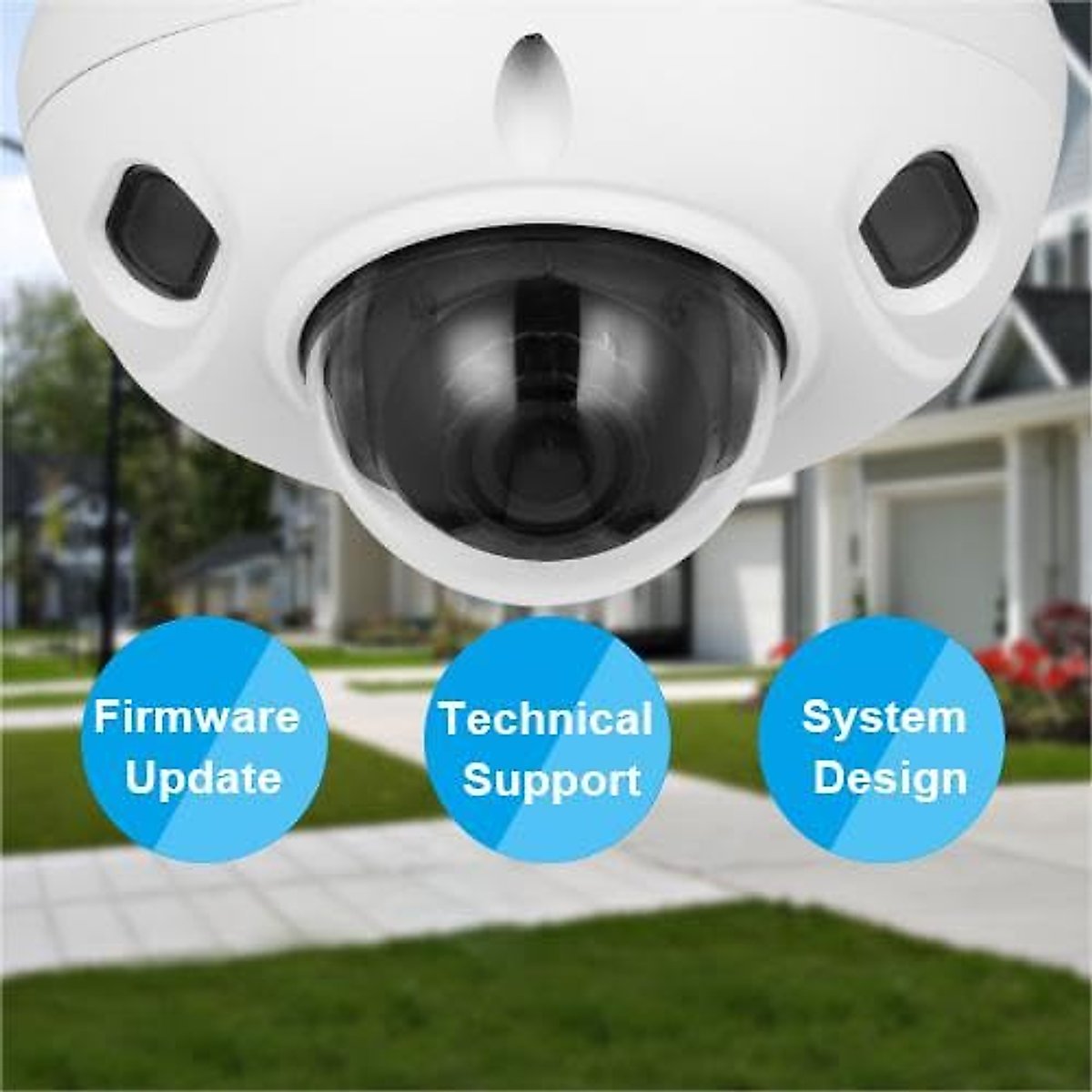 EmpireTech 5MP 1/2.7" CMOS Starlight AI IR Mini Dome Smart IP POE Camera,SMD 4.0, AI SSA,IP67 Weatherproof,Vehicle and Human Detection,Built-in Mic, Edge Camera Fixed Lens IPC-E35IR-AS S2 2.8mm