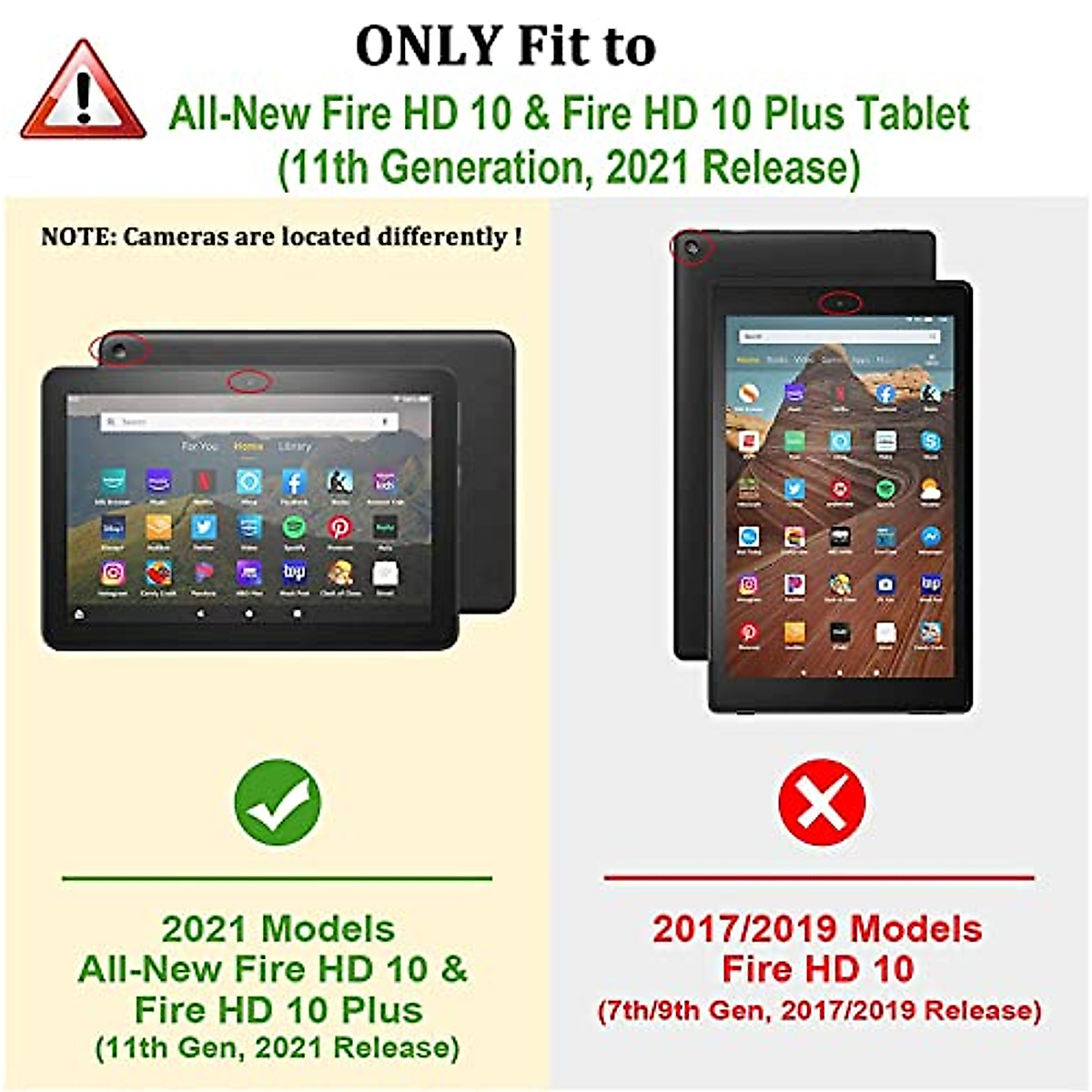 LTROP Kids Case for Fire HD 10 and Fire HD 10 Plus (11th Generation, 2021 Release) 10.1-Inch with Shoulder Strap, Light Weight Shockproof Kid-Proof Handle Stand Cover Case for Fire HD 10 2021, Blue