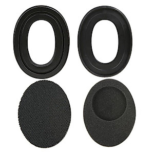Gel Ear Pads Gel Seals for Sordin Supreme Pro X, Gel Ear Cushion Silicone Earmuff Ear Hygiene Kit Compatible with Sordin Supreme Active Ear Muff Series 1 Pair