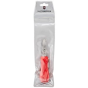 Victorinox Oyster Knife 2-3/4-Inch Hooked Tip New Haven Style Blade, Red SuperGrip Handle