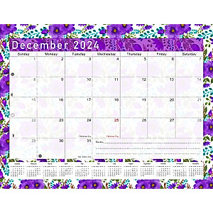 2024 Monthly Desktop/Wall Calendar/Planner - Habit Tracker - Daily, Weekly & Monthly Goal Motivational Habit Tracking Journal Inspirational - (Edition #022)