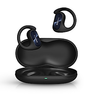 1MORE Fit SE S30 Open Ear Earbuds, Sports Earbuds Split Design with Ear Hooks, Bluetooth 5.3 Headphones with 4 Microphones for Clear Calls, IPX5, 30-Hour Playtime, Wireless Earbuds, Black