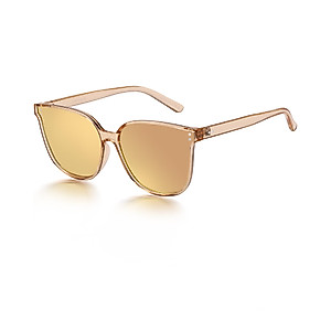 LVIOE Polarized Sunglasses for Women Modern Cute Cat Eye Style UV Protection LS1627s