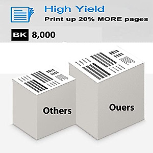 3-Pack Compatible High Capacity TN720 Toner Cartridge use for Brother DCP-8110DN DCP-8150DN DCP-8155DN Printer (Black)