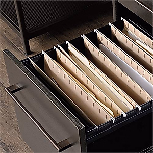 Sauder Boulevard Café Executive Desk, Black finish