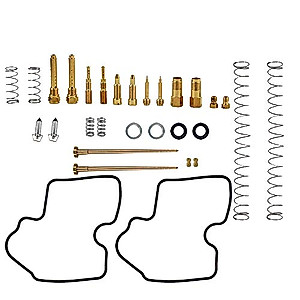 Autoparts Pack of 2 Carburetor Rebuild Kit Replacement for Kawasaki KFX700 2004-2009 ATV