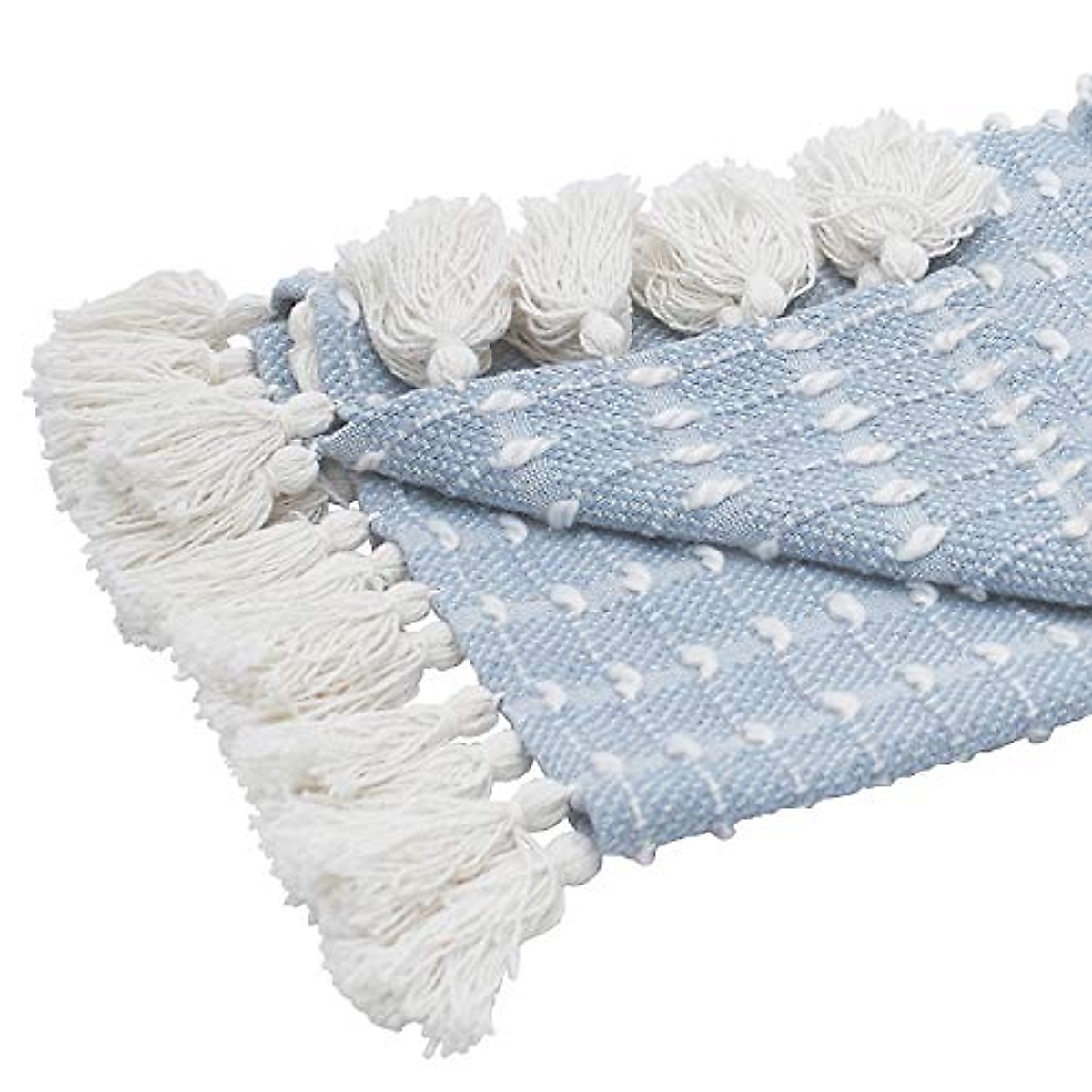 carol & frank Riley Sky Throw 50x60 inches Blue