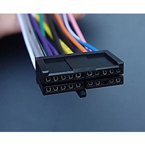 Anyqinsog 20-pin Auto Stereo Repair Wire Harness Cable Compatible with Dual DMCPA70 DMCPA11BT XDCPA10BT AVM2207S AVM2210H