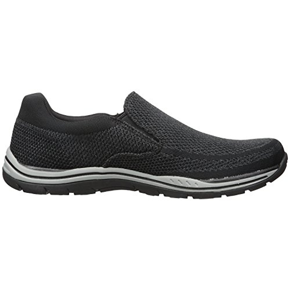 Skechers USA Men's Expected Gomel Slip-on Loafer,Black,10 2W US