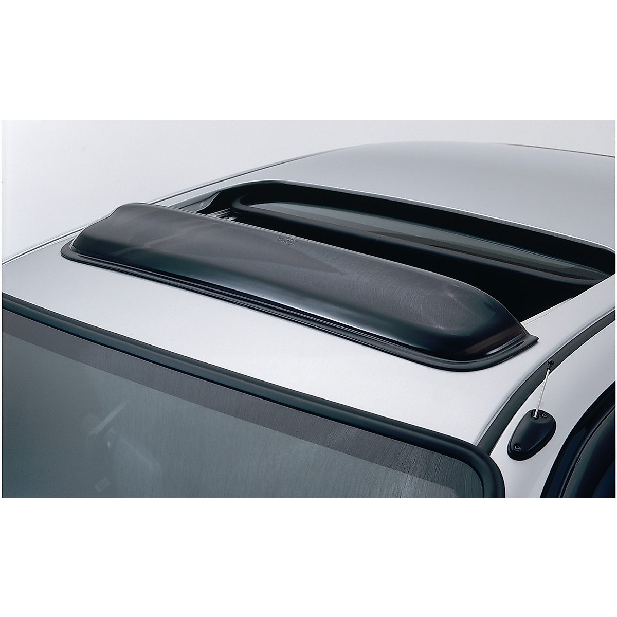 Auto Ventshade [AVS] Windflector Classic Universal Sun Roof Wind Deflector | Smoke | 77002 | fits 2019 - 2023 models up to 34.25in. Wide Sunroof