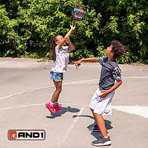 AND1 Mini Basketball 3 Pack Set for Kids (Deflated w/ Pump Included): - Size 3 7-Inch Premium Youth Size , Easy to Grip, Made for Indoors and Outdoors