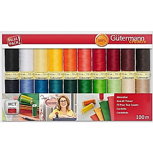 Gutermann 734610-1 Thread Set Sew-All 100 m x 20 reels, Multicoloured