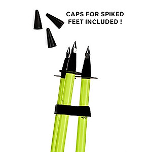 AdirPro 2M Two-Piece GPS Rover Rod (Red) & AdirPro Surveying Tripod for Prism (Green) Bundle