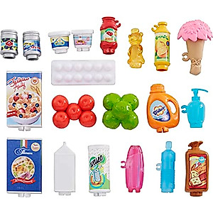 Barbie Doll & Playset, Supermarket with 25 Grocery Store-Themed Accessories Including Food, Check-Out Counter & Shelves