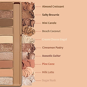 ETUDE Play Color Eyes #Bakehouse (21AD) | | Vivid 10 Color Eye Shadow Palette with Soft Texture and Daily Deep Coffee Colors | Eyes Makeup | Kbeauty