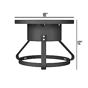 CONCORD Prairie Burner. 16" Single Banjo Jr Outdoor Burner with Stand. Great Stove for Home Brewing, Turkey Frying, Seafood Boils, Etc