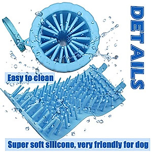 Dog Paw Cleaner-Paw Washer,2 in 1 Paw Cleaner for Dogs with Towel，Suitable for Dogs and Cats (M, Blue)