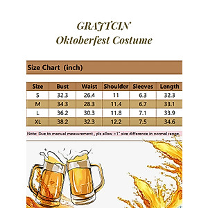 GRAJTCIN Oktoberfest Costumes Women Velvet German Bavarian Dirndl Dress Octoberfest Outfits for Halloween Carnival (S, Khaki)