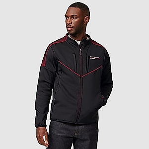 Fuel For Fans Porsche Motorsport Men's Fanwear Black Softshell Jacket