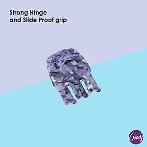 Goody Forever Scrunchie & Claw Clip Bundle - 2 Count, Winter Solstice Collection - Pain-Free Hair Accessories for Men, Women, Boys & Girls - Style With Ease & Keep Your Hair Secured, All Day Comfort