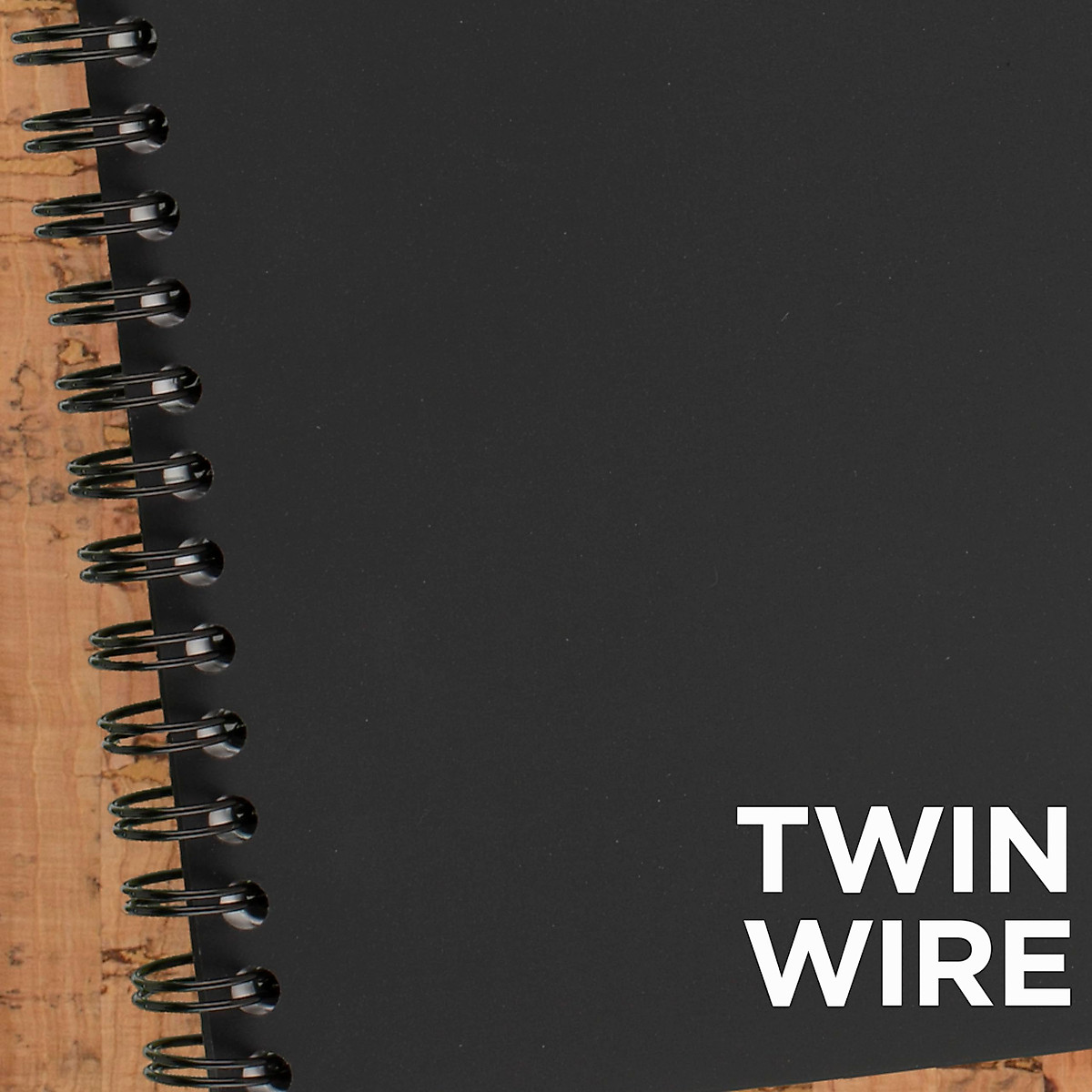 Cambridge Business Notebook, 80 Sheets, Legal Ruled, 8-1/4" x 11", Wirebound, Black (06062)