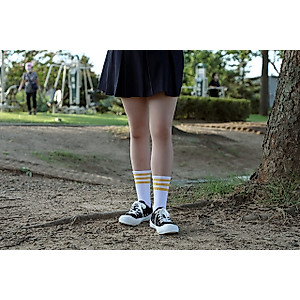 MK SOCKS 5 PCS Sets Premium Cotton Athletic Sports Running Retro Cute Matching School Crew Socks For Men/Women