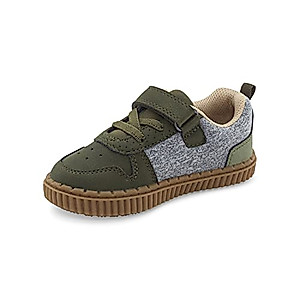 OshKosh B'Gosh Boy's Beckett Sneaker, Olive, 5 Toddler