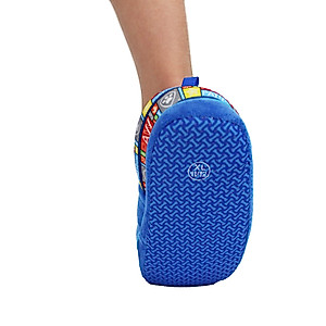 Josmo Kids Paw Patrol Chase Marshall Toddler Boys Plush Aline Slippers (7-8 M US Toddler, Blue/Red)