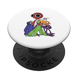 Rainbow Friends blue red orange green PopSockets Swappable PopGrip