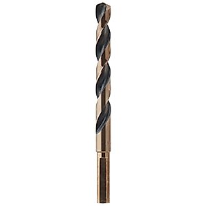 DEWALT DW1128 7/16-Inch Black Oxide 3/8-Inch Reduced Shank Split Point Twist Drill Bit