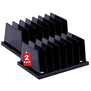 1InTheOffice Desk Step Sorter - 7 Compartments (2 pack)