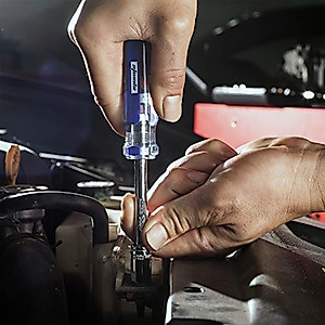 EPAuto Mechanics Tool Set Drive Socket Wrench Ratchets, SAE/Metric, 122-Piece