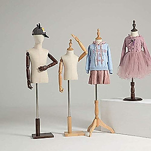 TOPRP Mannequin Display Stand Manikins Tailors Dummy Child Tailors Dummy Mannequin Bust Dressmakers Students Mannequin Display