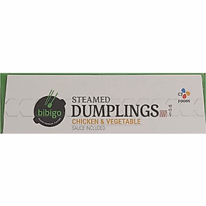 Bibigo Chicken and Vegetable Steamed Dumplings, 6 Oz