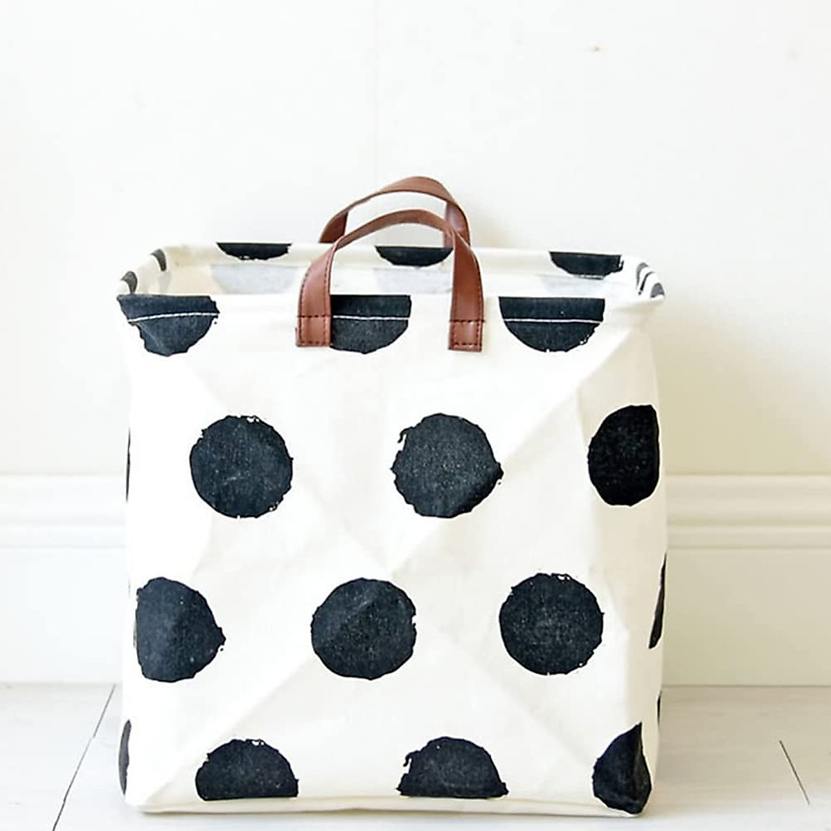 iplusmile Square Storage Box Basket, Canvas Fabric Toy Collapsible Storage Organizer Bin, Waterproof Storage Box, Laundry Basket for Kid Rooms, Playroom, Shelves, Toy Basket, Gift Basket