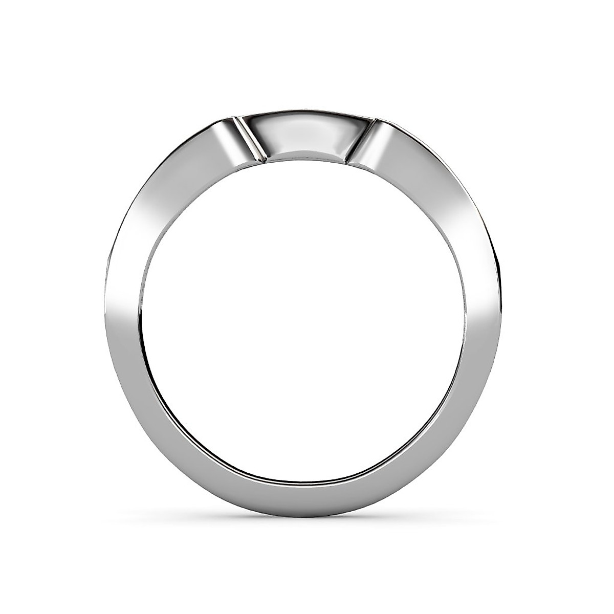 TriJewels Iolite & Natural Diamond Engagement Ring & Wedding Band Set 1.25 ctw 14K White Gold.size 9.0