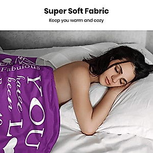 Kmayro 60-Year-Old Birthday Decoration for Her, Mom, Wife, 60th Birthday Gifts for Women 50" X 60" Blanket, Happy 60th Birthday Gifts for Women, Funny 60th Birthday Gift Ideas Perfect Throw Blankets